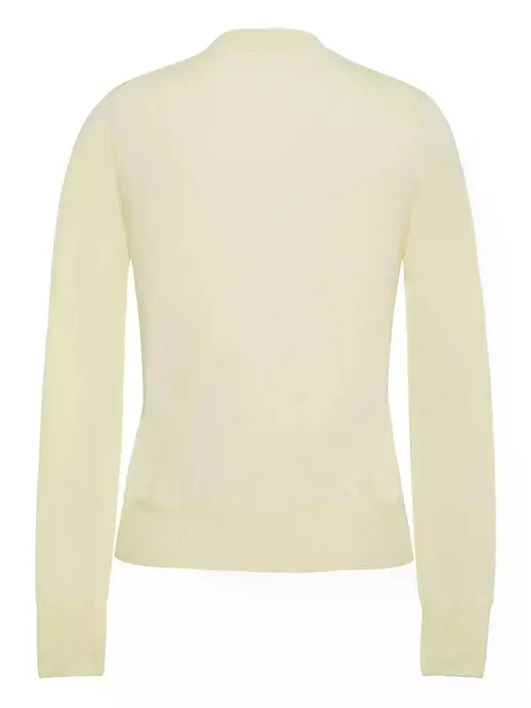 Adam Lippes Fine-knit Crew Neck Jumper - Yellow