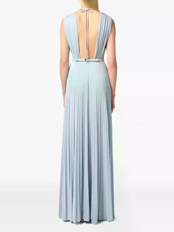 Elisabetta Franchi Lurex-detail Gown