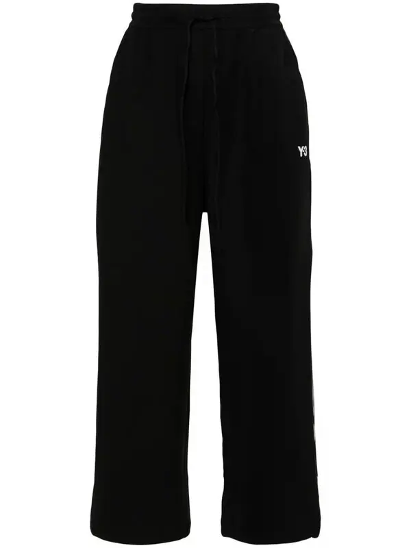 Y3 Logo-print Cotton Track Pants