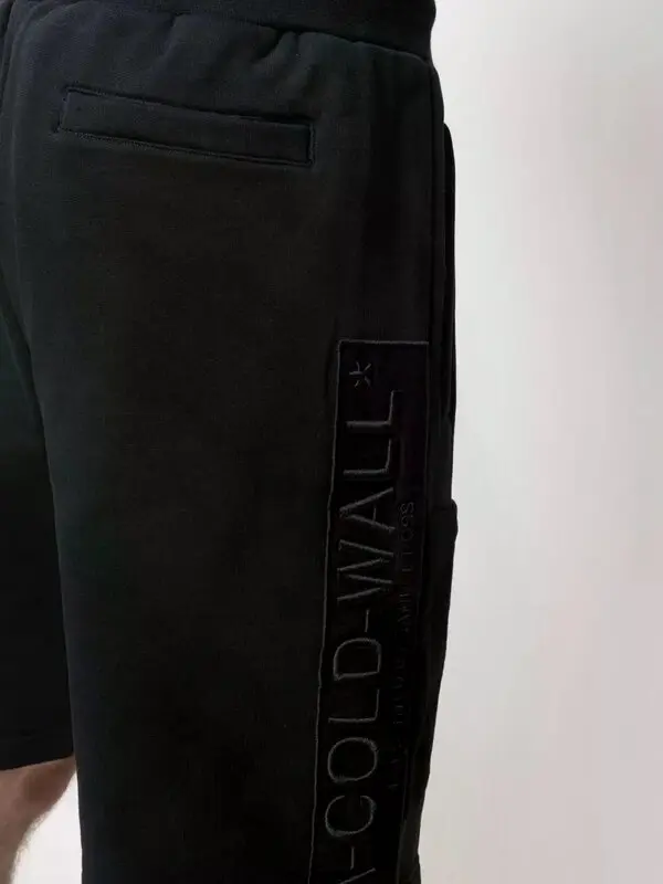A-COLD-WALL* Cotton Logo Embroidered Shorts - Black