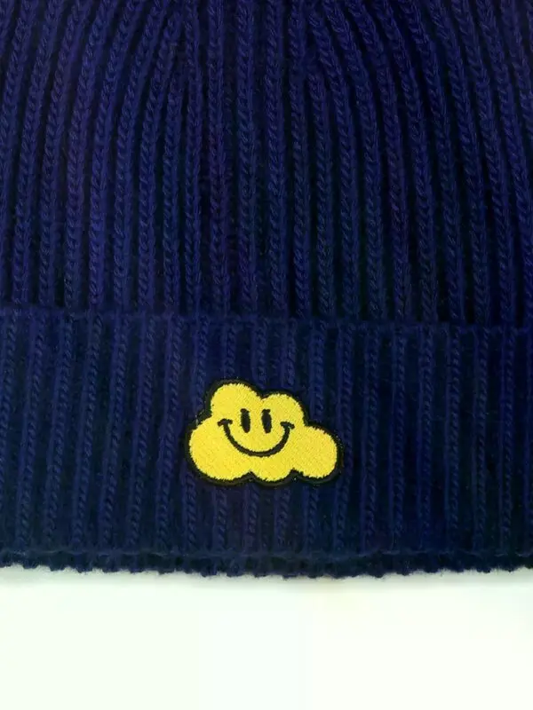 GHAYME Cloud Appliqué Beanie - Blue