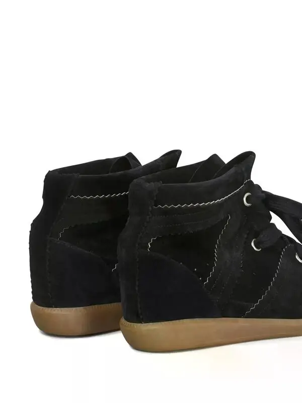 Isabel Marant Étoile Bobby Wedge Sneakers - Black