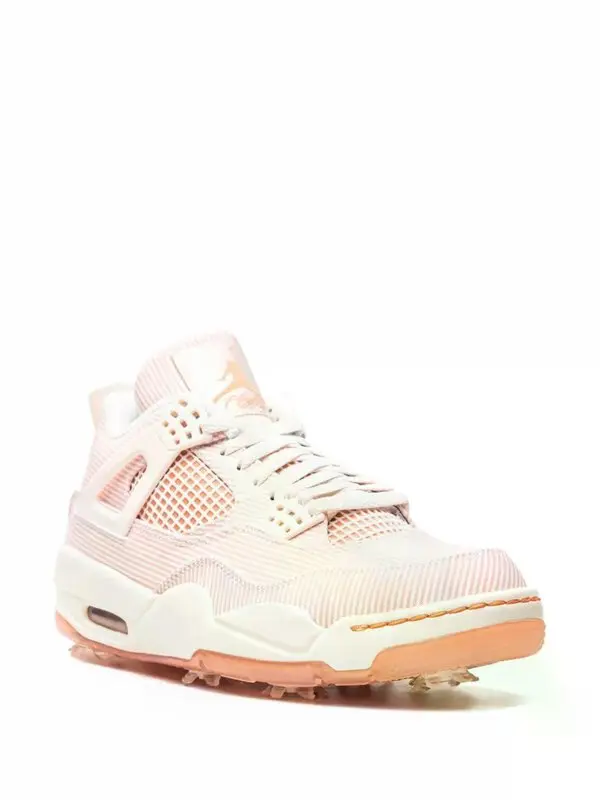 JORDAN 4 Retro Golf Seersucker Sneakers