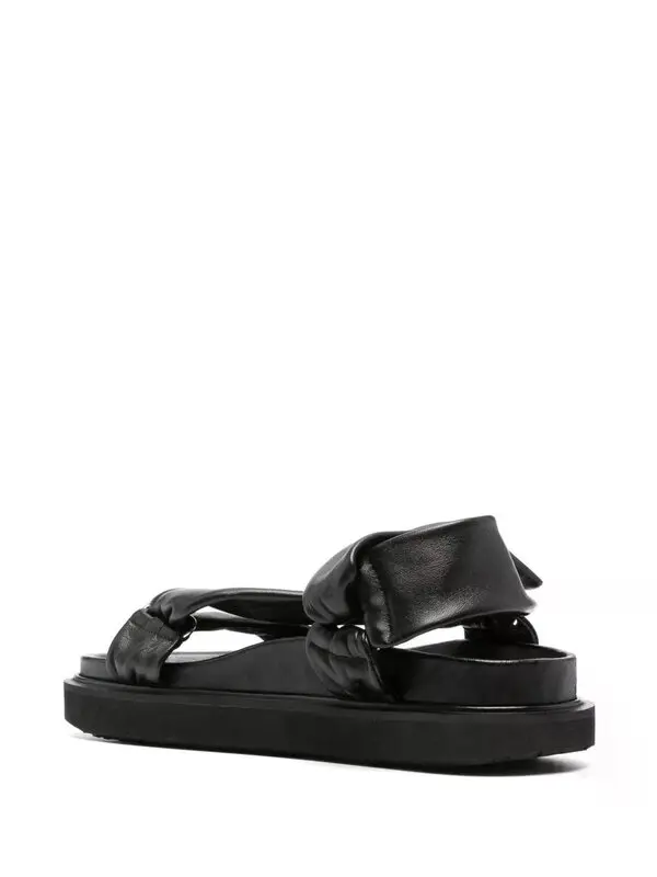 Isabel Marant Étoile Naori Leather Sandals - Black