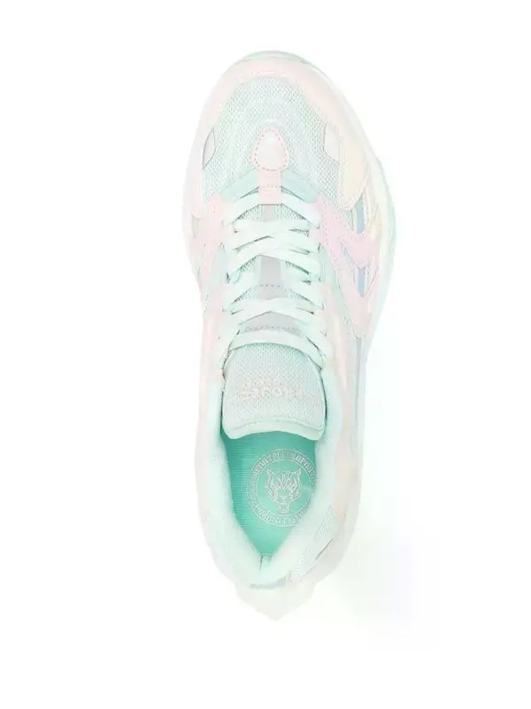 PLEIN SPORT Panelled Chunky Lace-up Sneakers - Blue
