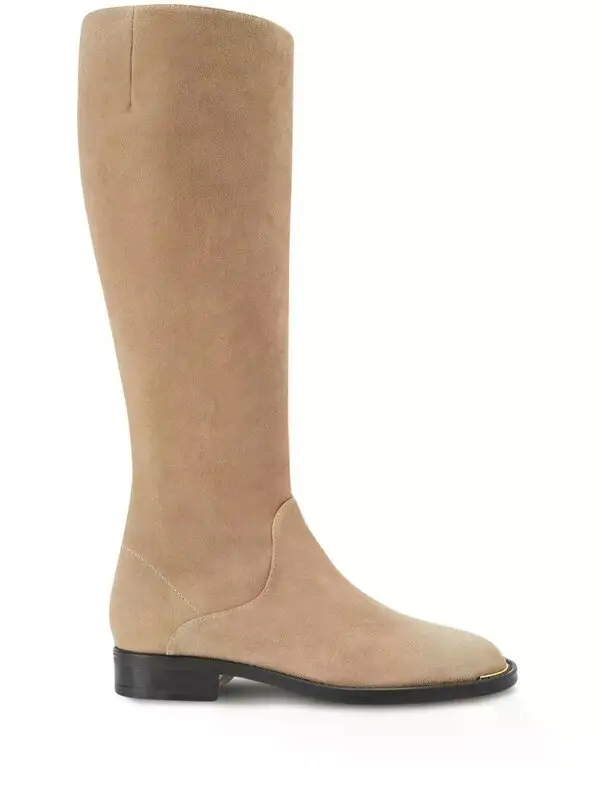GIUSEPPE ZANOTTI Suede Knee High Boots