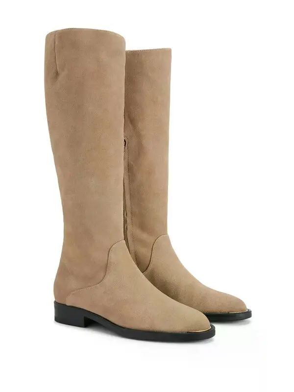 GIUSEPPE ZANOTTI Suede Knee High Boots