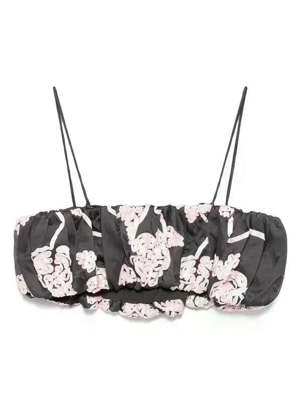 ROTATE BY BIRGER CHRISTENSEN Balloon Crop Top