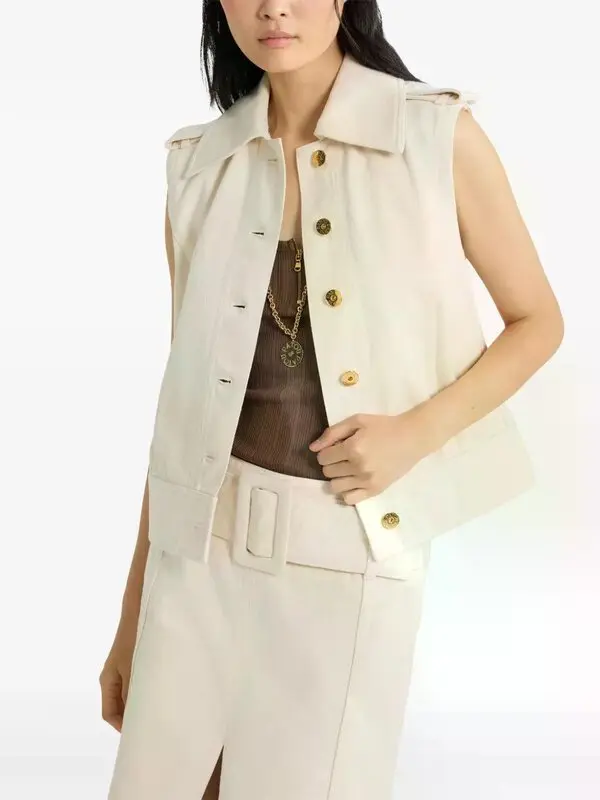 PATOU Sleeveless Denim Jacket
