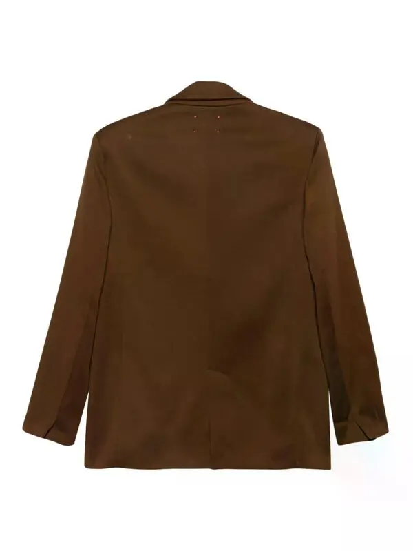 FORTE_FORTE Single-breasted Blazer - Green