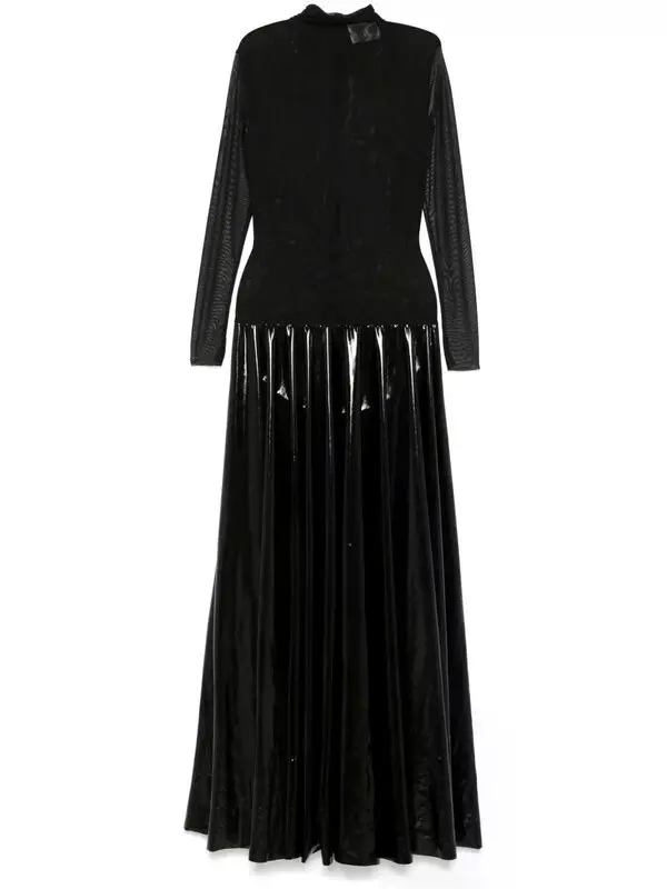ATU BODY COUTURE Panelled Maxi Dress - Black