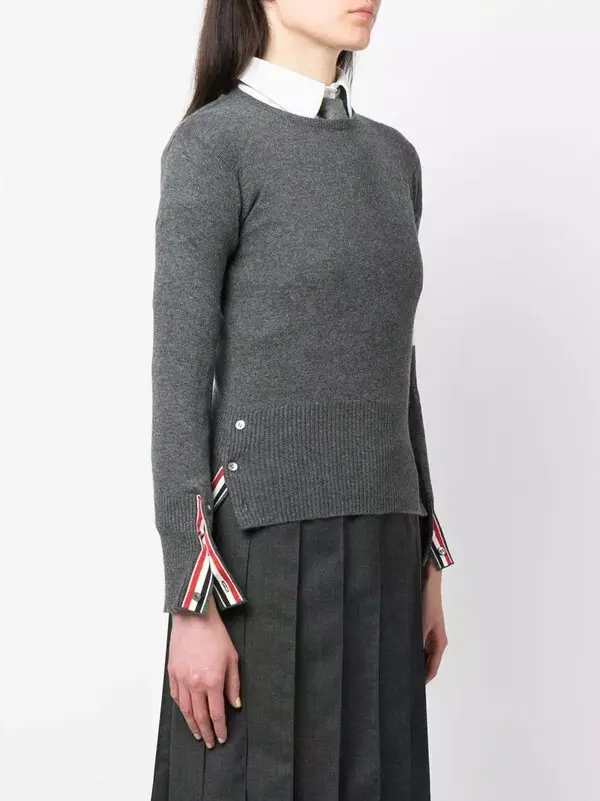 Thom Browne 4-bar Cashmere Knitted Jumper