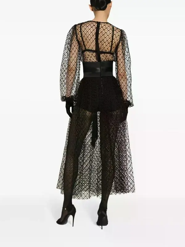 Dolce & Gabbana Mesh Midi Dress