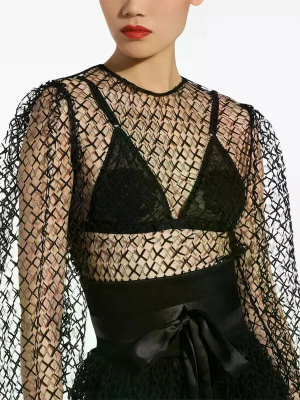 Dolce & Gabbana Mesh Midi Dress