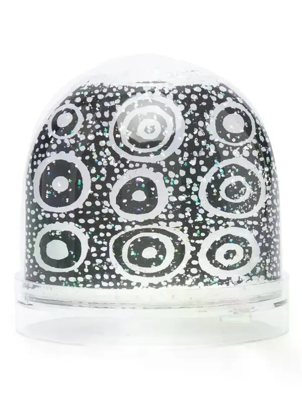 10 CORSO COMO Abstract Print Snow Globe - Black