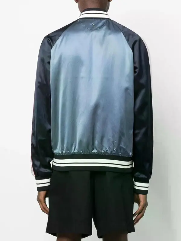 Valentino Garavani Logo Patch Bomber Jacket