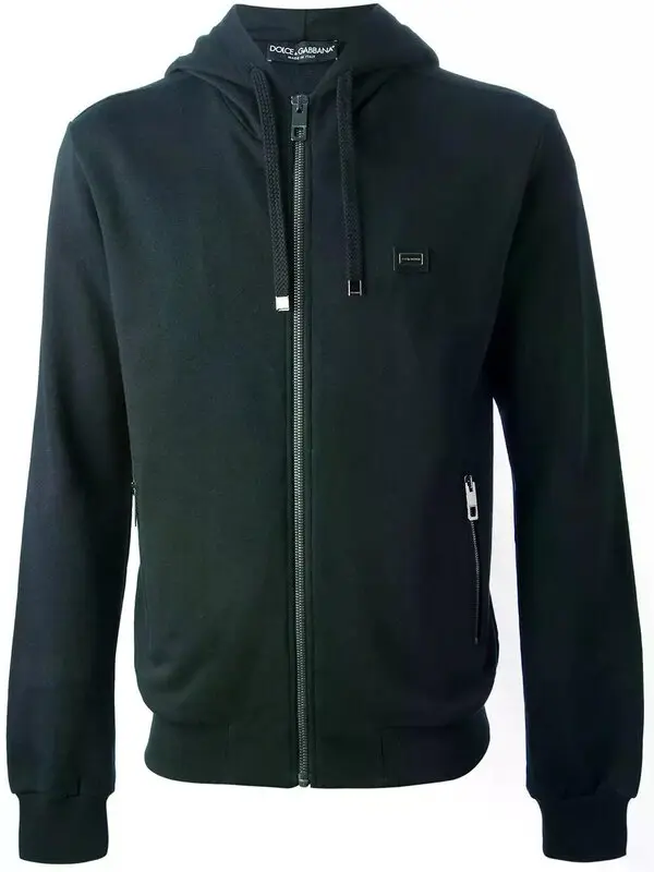 Dolce & Gabbana Drawstring Hoodie - Blue