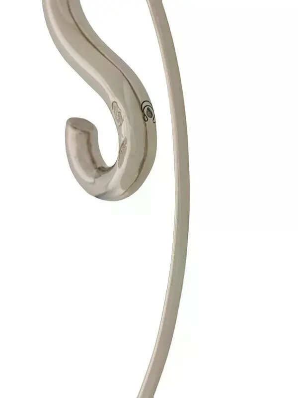 Charlotte Chesnais 18kt White Gold Petit Hook Diamond Single Earring