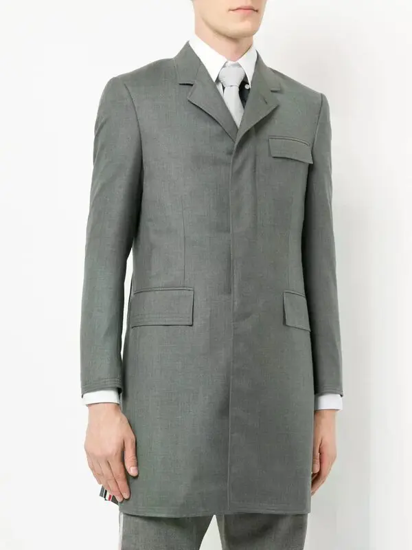 Thom Browne Super 120s Chesterfield Overcoat