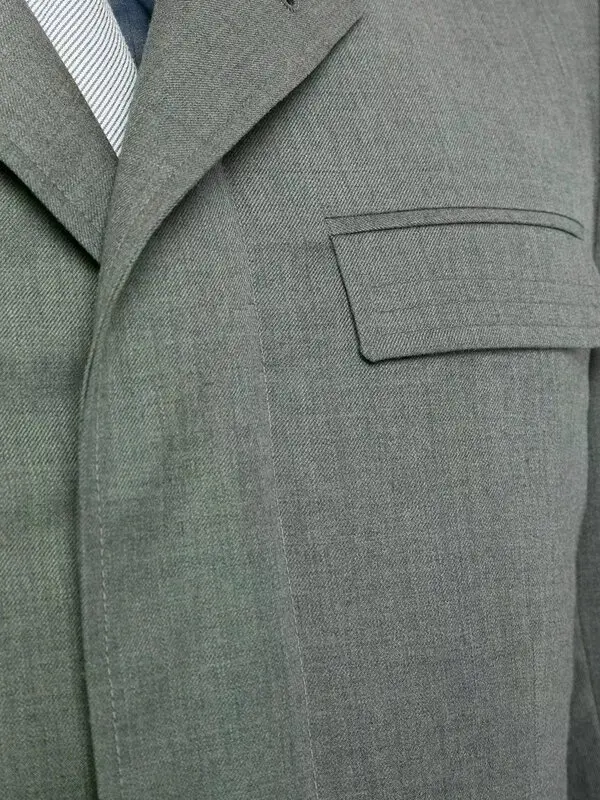 Thom Browne Super 120s Chesterfield Overcoat
