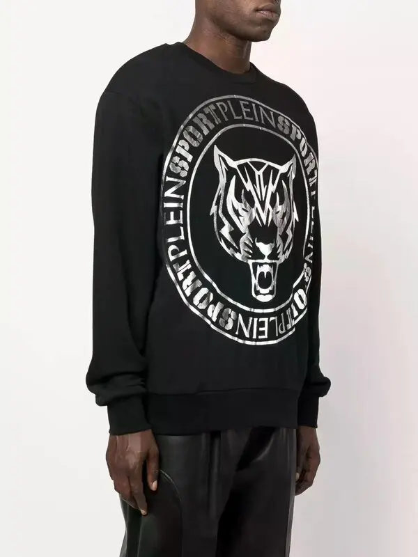 PLEIN SPORT Tiger Logo Print Sweatshirt