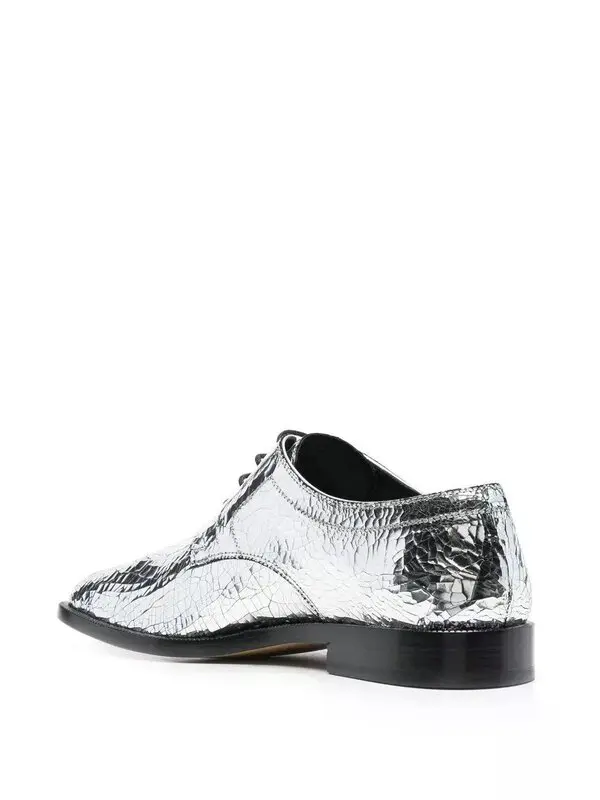 MAISON MARGIELA Tabi Mirror-effect Lace-up Brogues