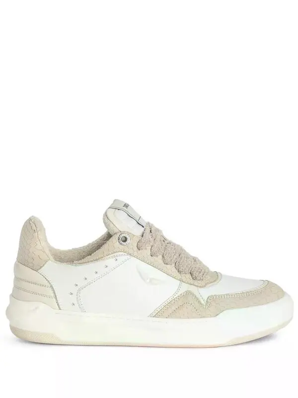Zadig&Voltaire Wings Low-top Sneakers - Neutrals
