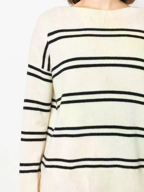 Vince Striped Crew Neck Jumper