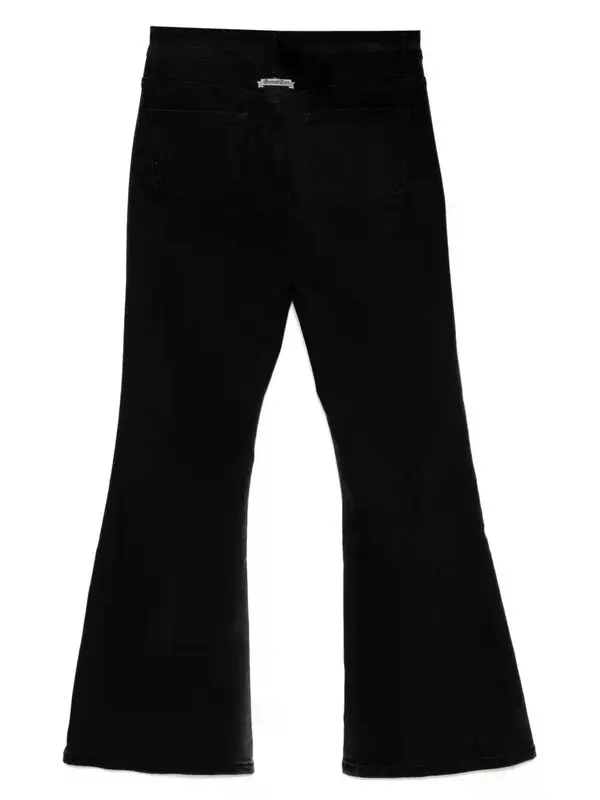 GROUND ZERO Flared Jeans - Black