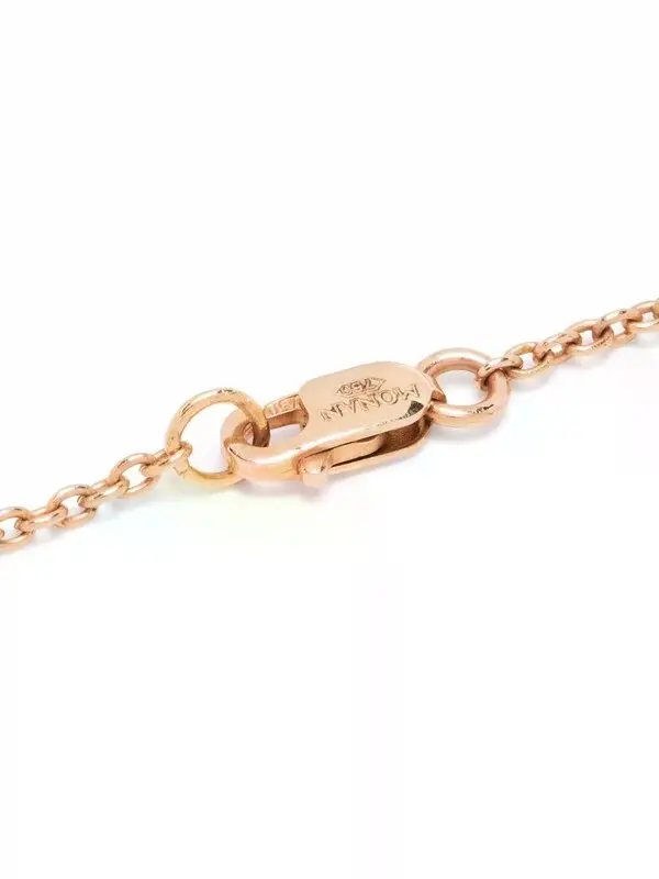MONAN 18kt Rose Gold Evil Eye Diamond, Sapphire And Ruby Bracelet