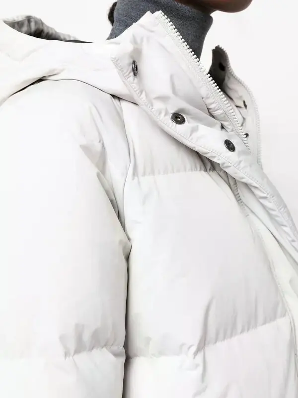 Aspesi Quilted Finish Hooded Coat