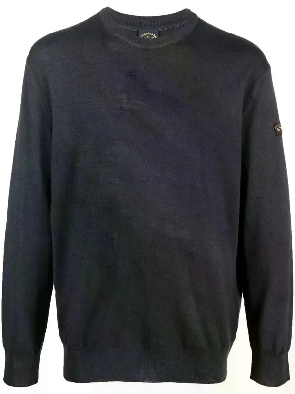 Paul & Shark Virgin Wool Round Neck Jumper