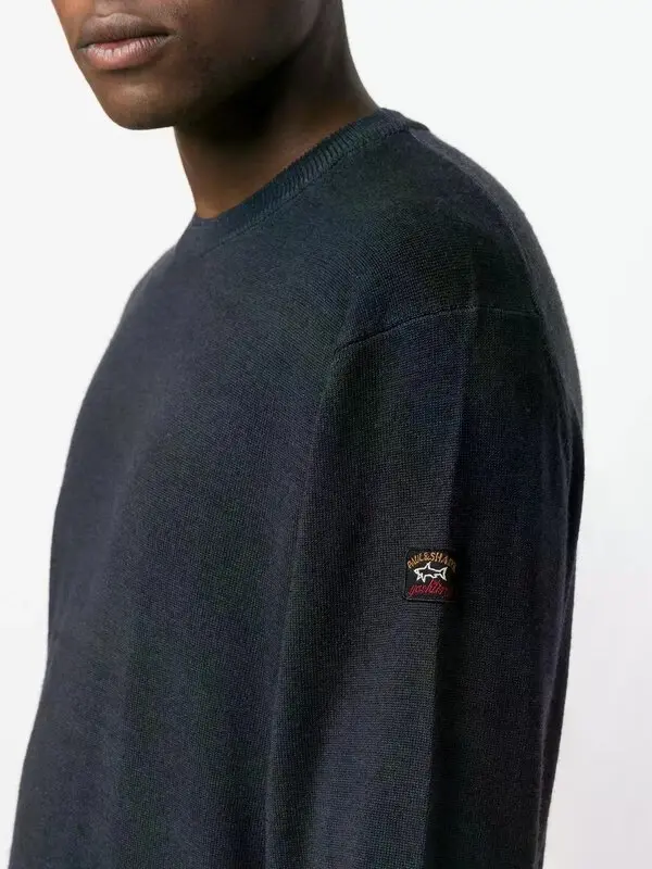 Paul & Shark Virgin Wool Round Neck Jumper