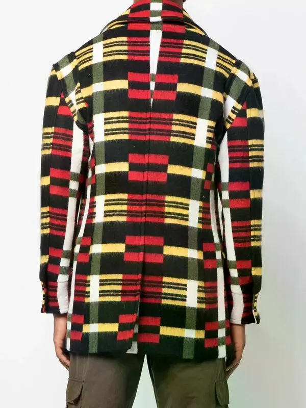 VIVIENNE WESTWOOD Double-breasted Checked Wool Coat