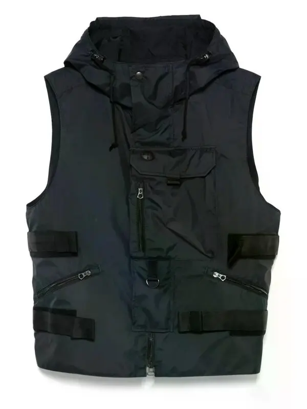 Junya Watanabe X C.p. Company Detachable-panel Gilet - Black