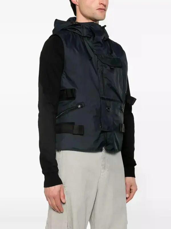 Junya Watanabe X C.p. Company Detachable-panel Gilet - Black