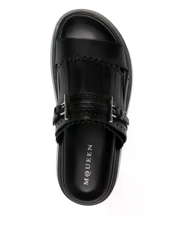Alexander McQueen Buckled Fisherman Sandals