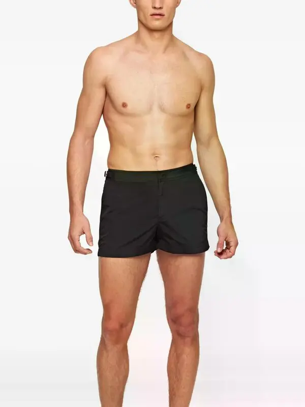 Orlebar Brown Springer Buckle-detail Swim Shorts - Black