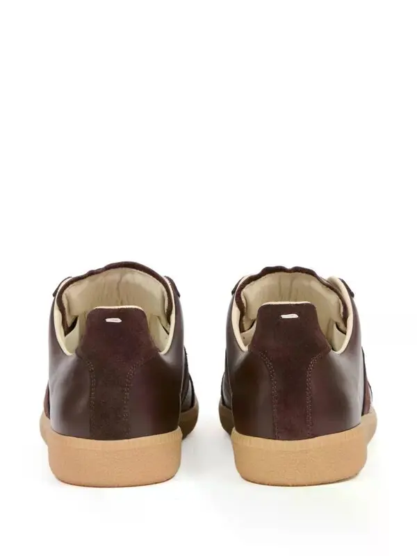 MAISON MARGIELA Replica Sneakers In Nappa Leather And Suede - Brown