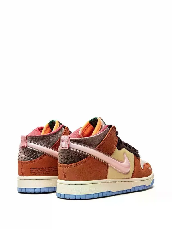 Nike X Social Status Dunk Mid Chocolate Milk Sneakers