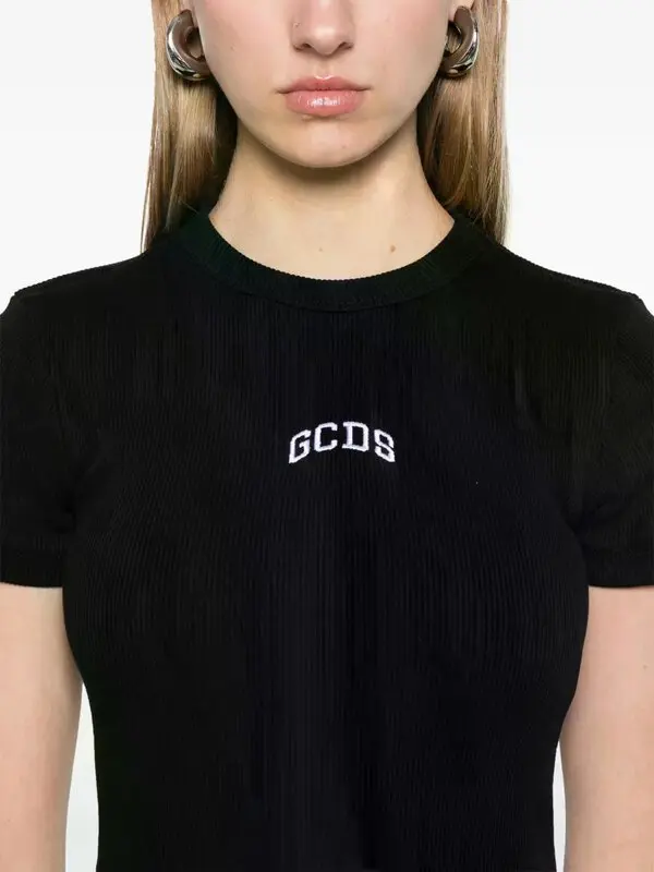 Gcds Logo-embroidered Mini Dress