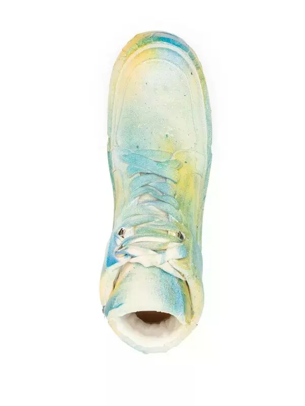 Guidi Spray-effect High-top Sneakers