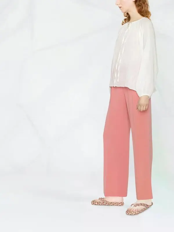 Alberto Biani Cropped Wide-leg Trousers
