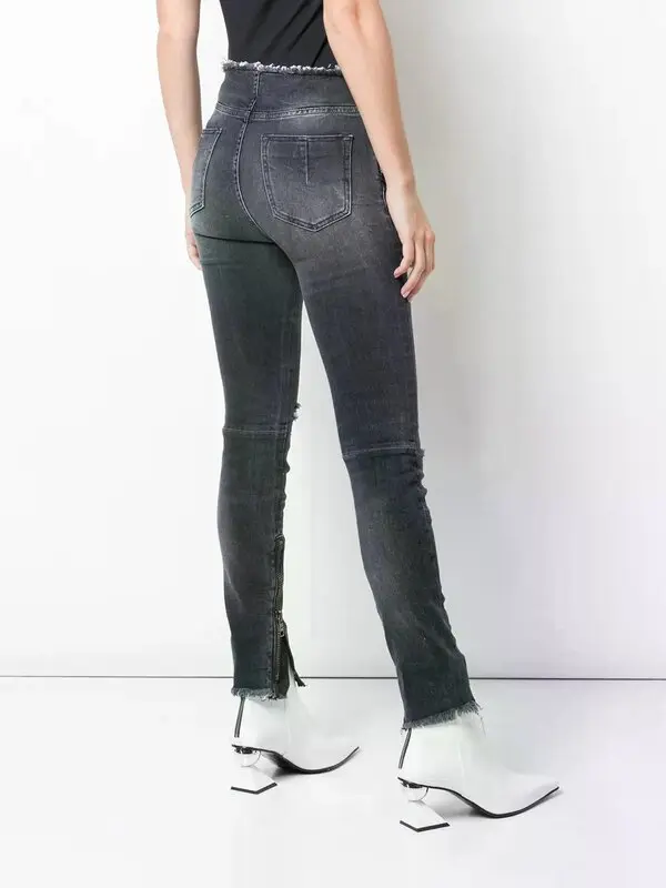 BEN TAVERNITI UNRAVEL PROJECT Distressed Skinny Jeans