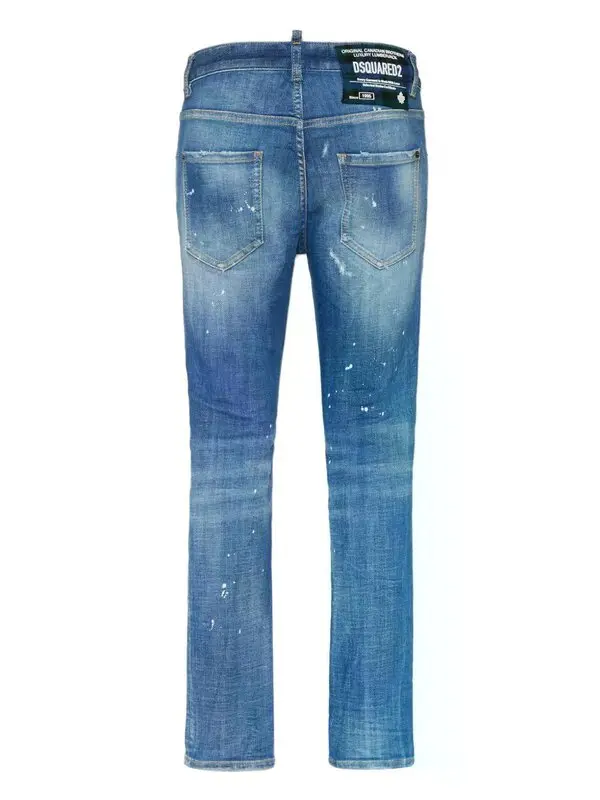 Dsquared2 Distressed Skinny Jeans - Blue
