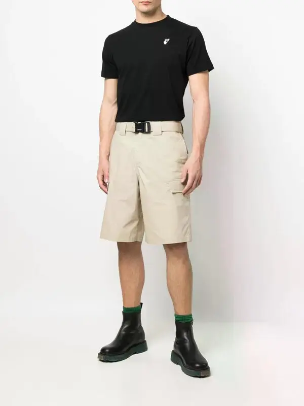Off-White High-waisted Bermuda Shorts