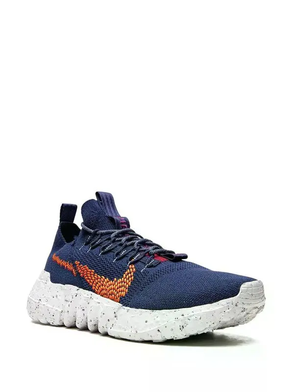 Nike Space Hippie 01 Obsidian/orange Lace-up Sneakers - Blue