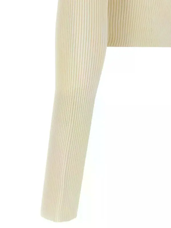JIL SANDER Ribbed Knit Cardigan