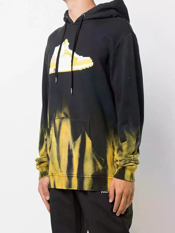 MOSTLY HEARD RARELY SEEN 8-BIT Tie-dye Pullover Hoodie - Black