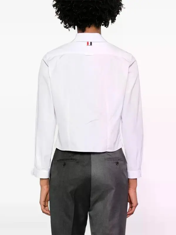 Thom Browne Cropped Cotton Shirt